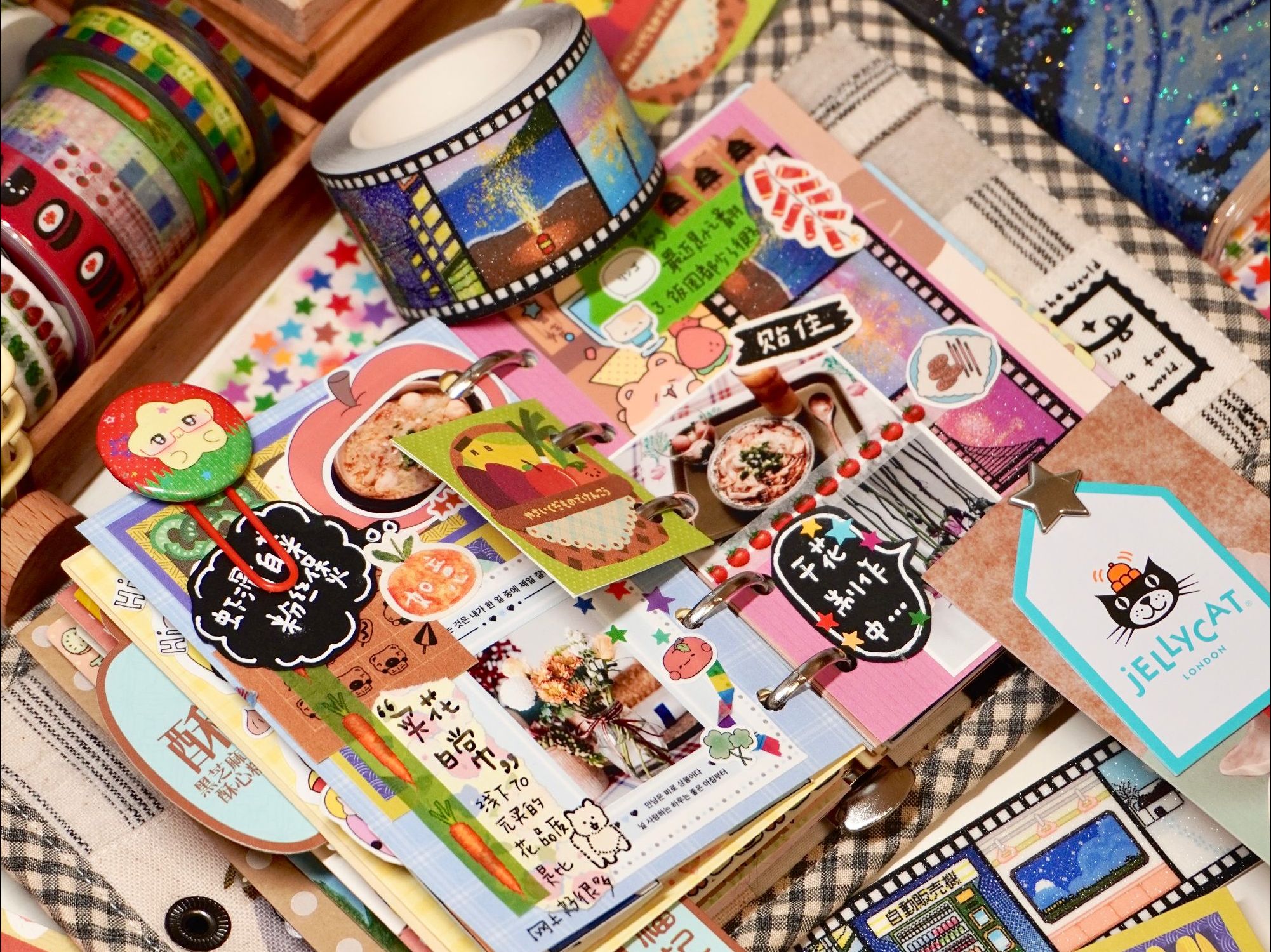 ߎ�️M5手帐ߒ�重重叠叠是极繁手帐的小技巧⊹꙳