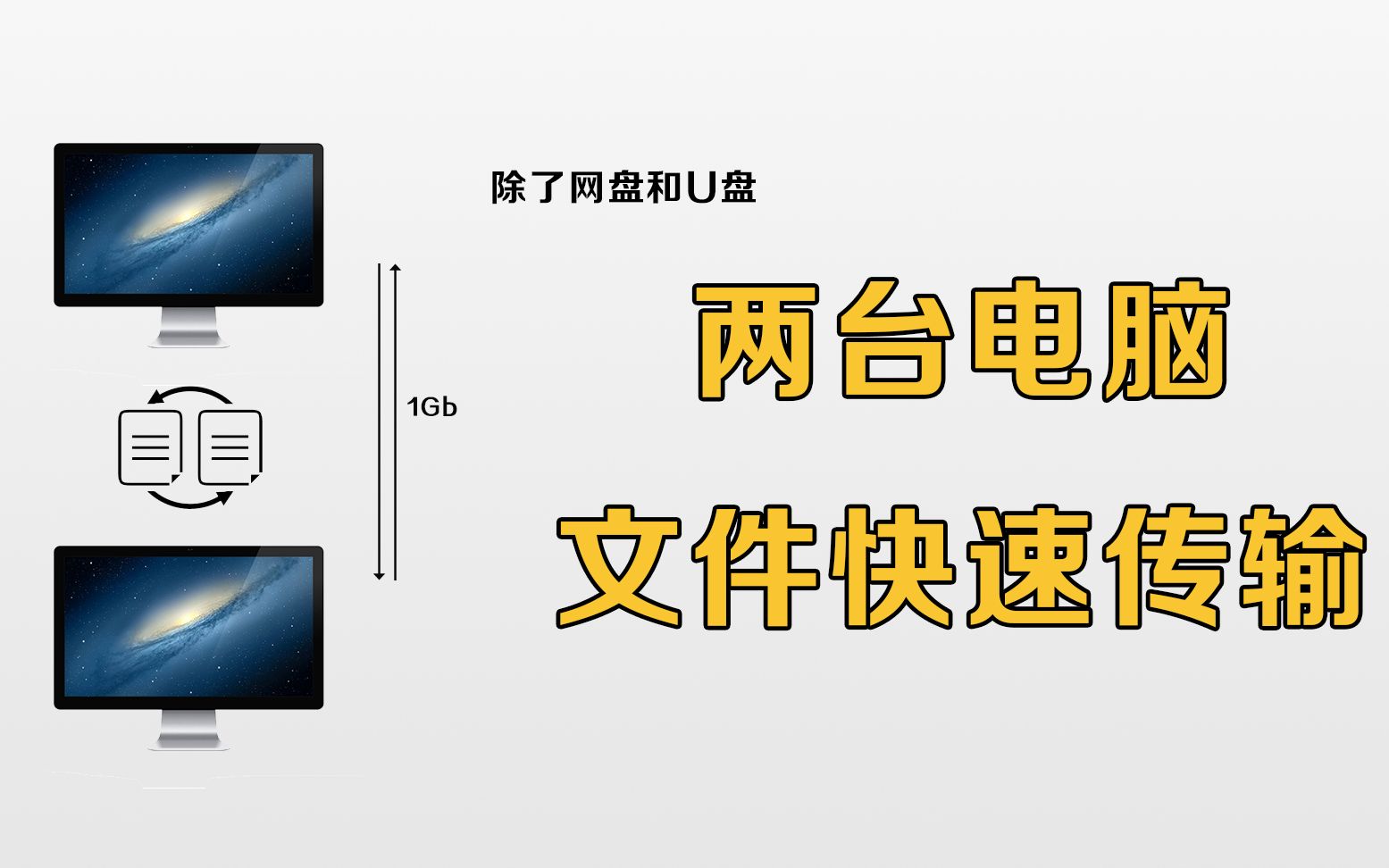 【教程】如何快速的在两台电脑间传输大文件?