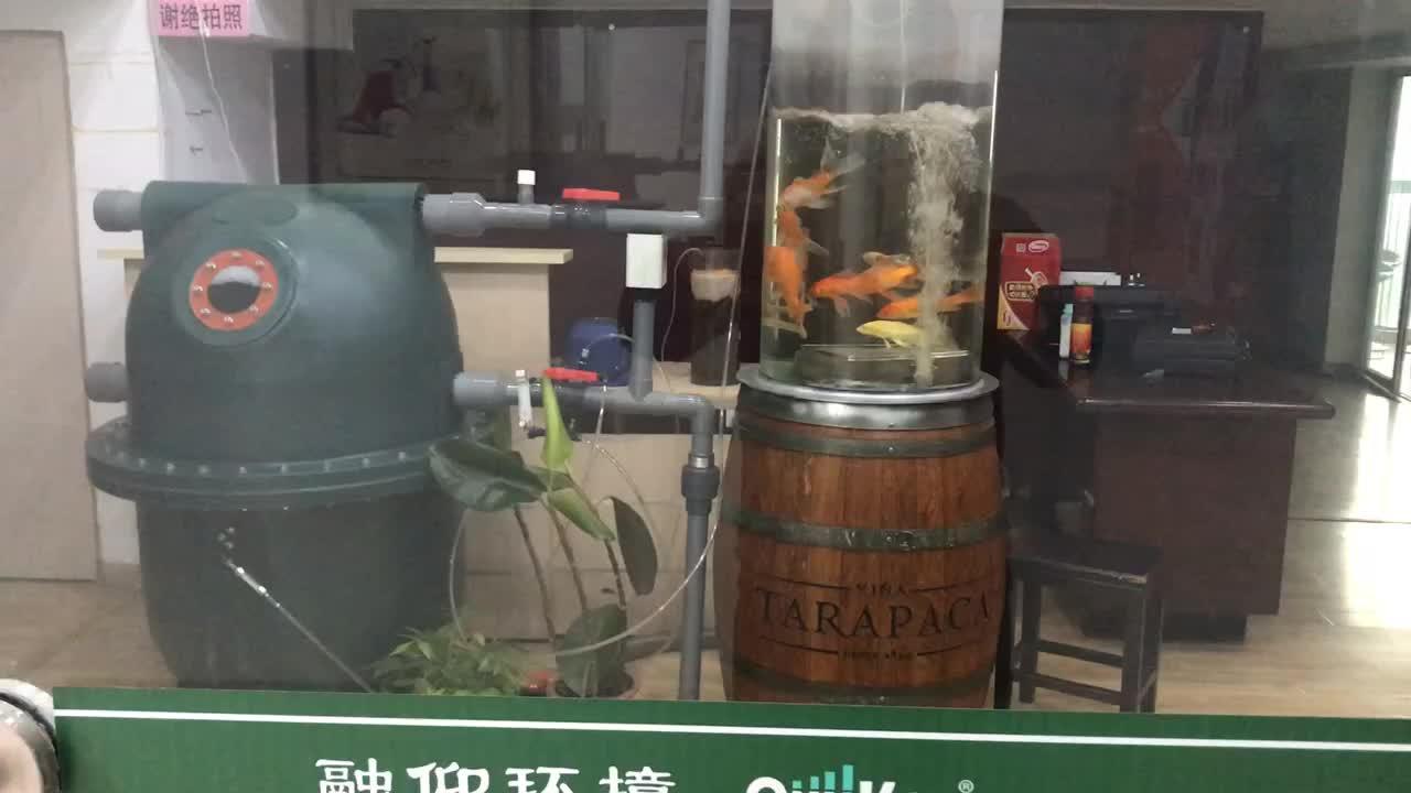 微动力循环水演示系统,功耗58w,五个多月没有换水