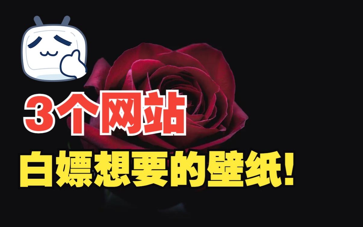 3个网站 白嫖想要的壁纸 鼠标指针图标 电脑主题!