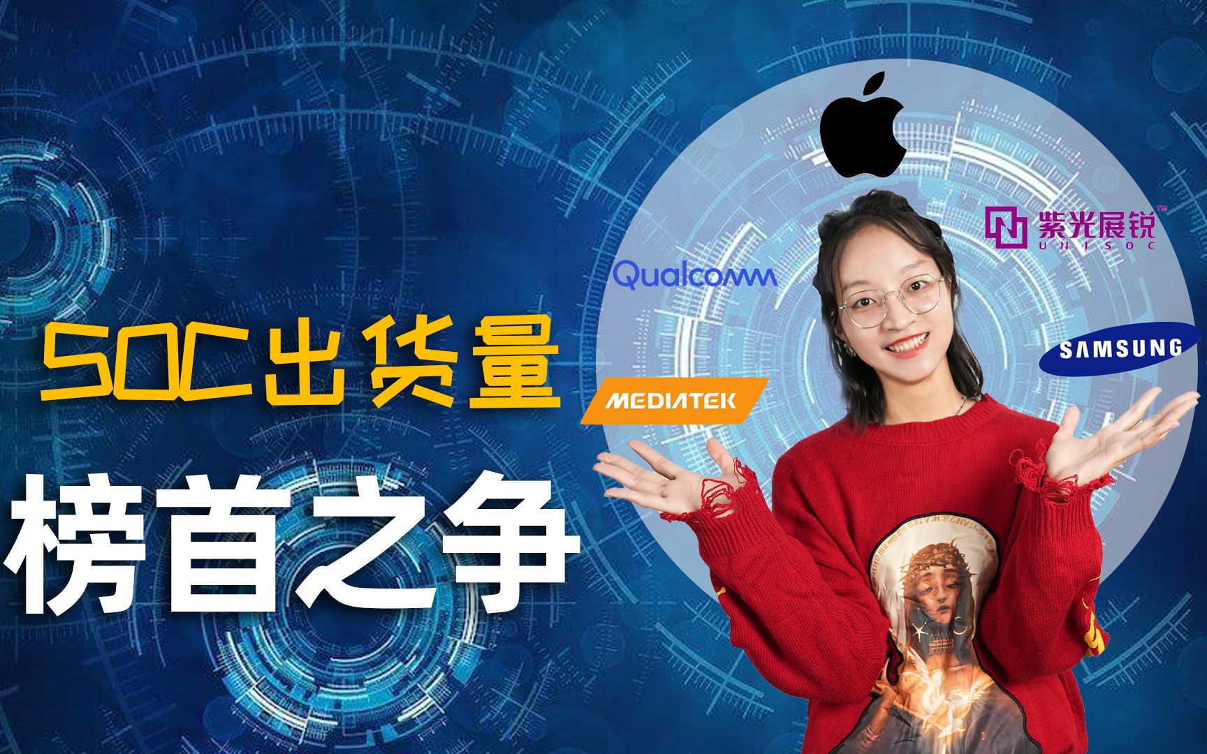 SOC出货量榜首之争:2021Q3五大厂商出炉,三家有增长!