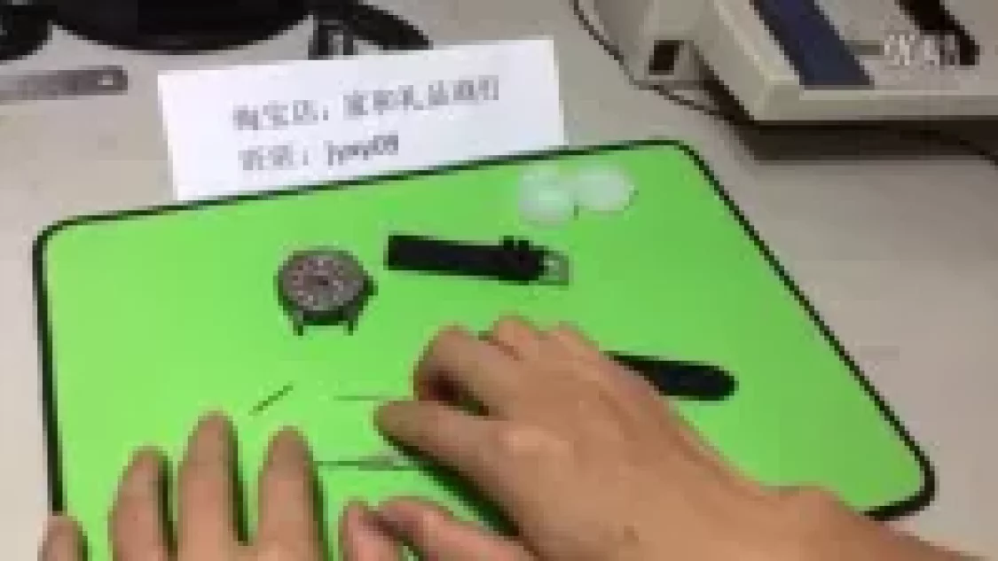 2.硅胶表带-平口表带的安装和拆卸