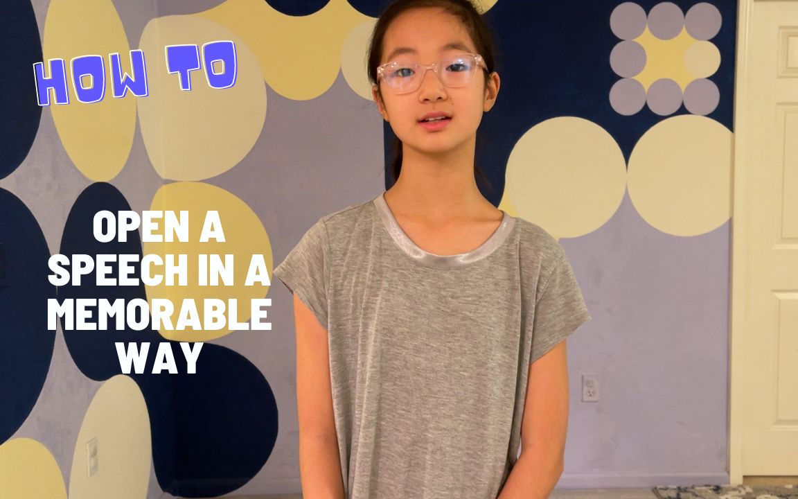 演讲开场如何让人印象深刻 How to Open a Speech in a Memorable Way