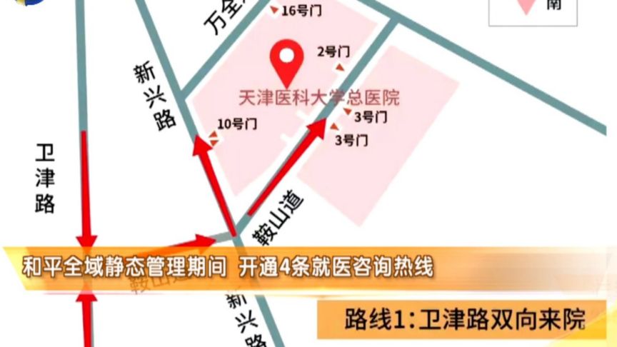 天津:和平全域静态管理期间,开通4条就医咨询热线