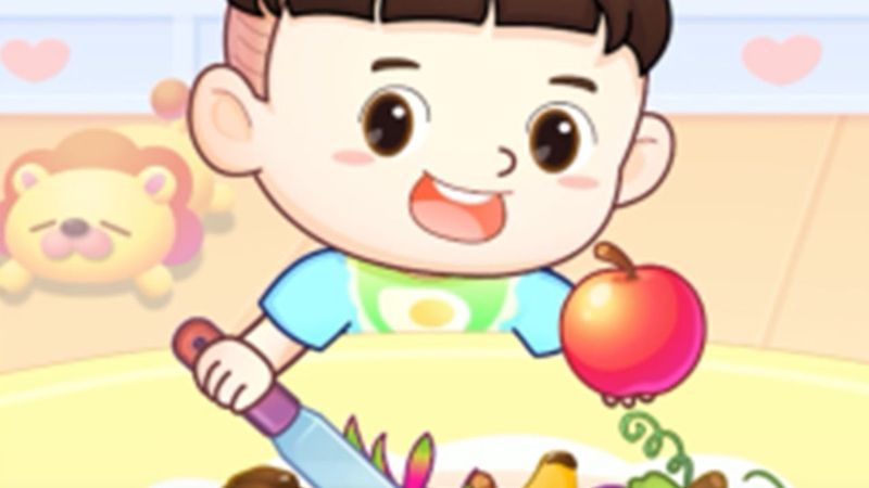 锋利的水果刀容易割伤,孩子要在家长的陪伴下使用哦