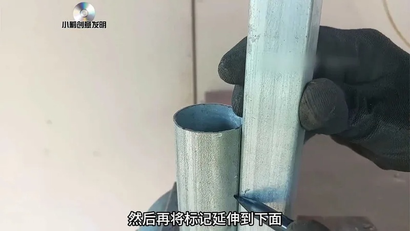 圆管与方管如何完美焊接90度,一招教会你,学到就是赚到!