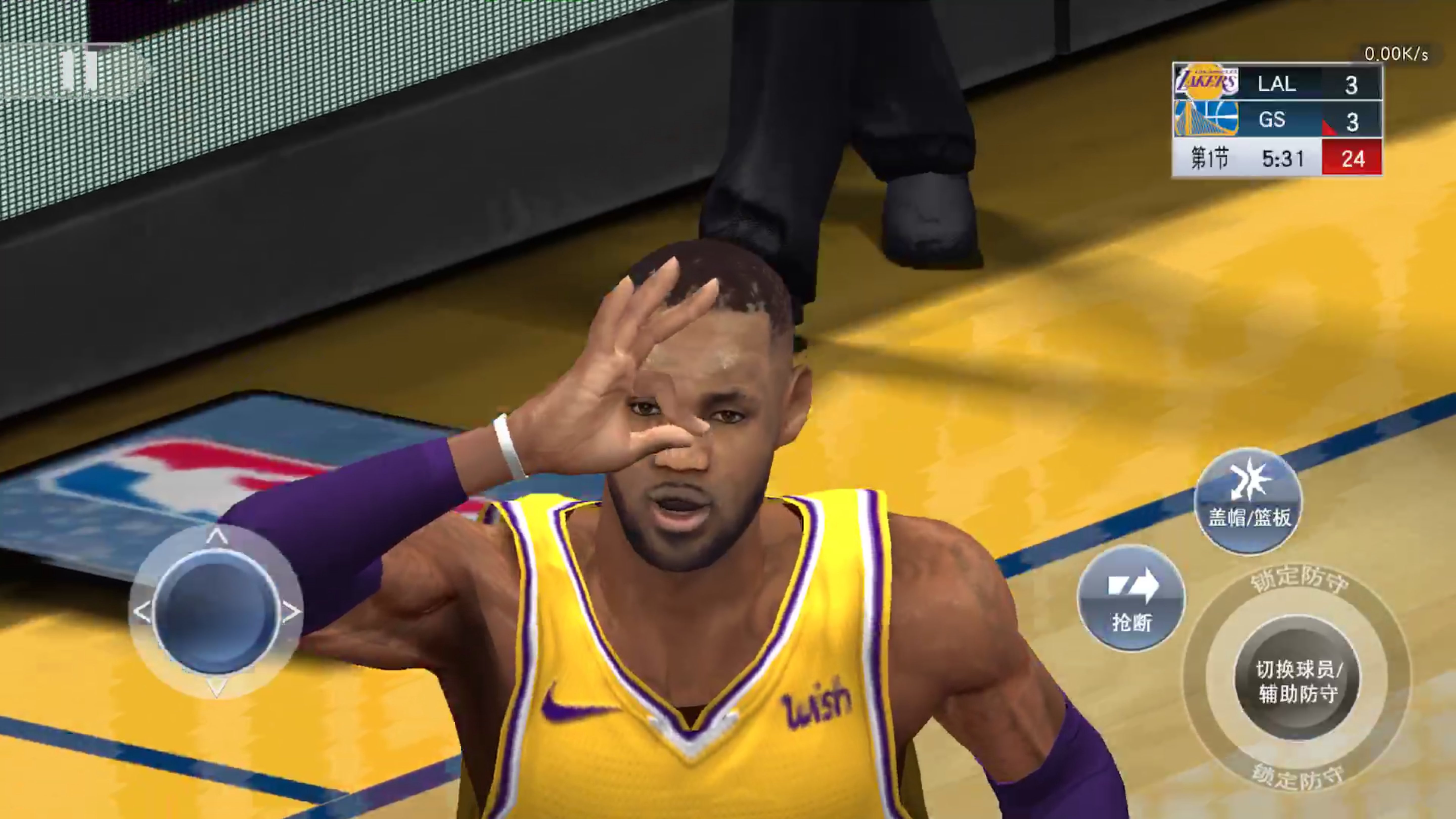【iOSNBA2K19】手机版NBA2K19面补优化和投篮动作优化展示。