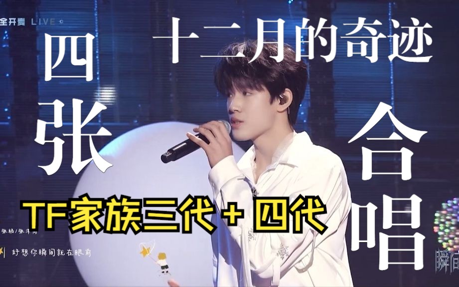 【TF家族】2023新年音乐会,再唱《十二月的奇迹》(reaction)张泽禹张...