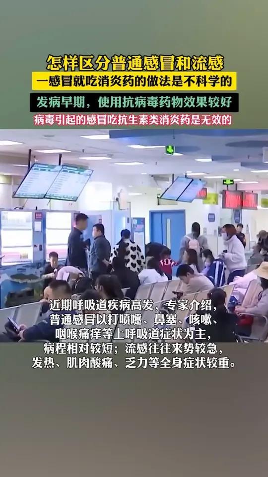 一感冒就吃消炎药的做法是不科学的 发病早期使用抗病毒药物效果...