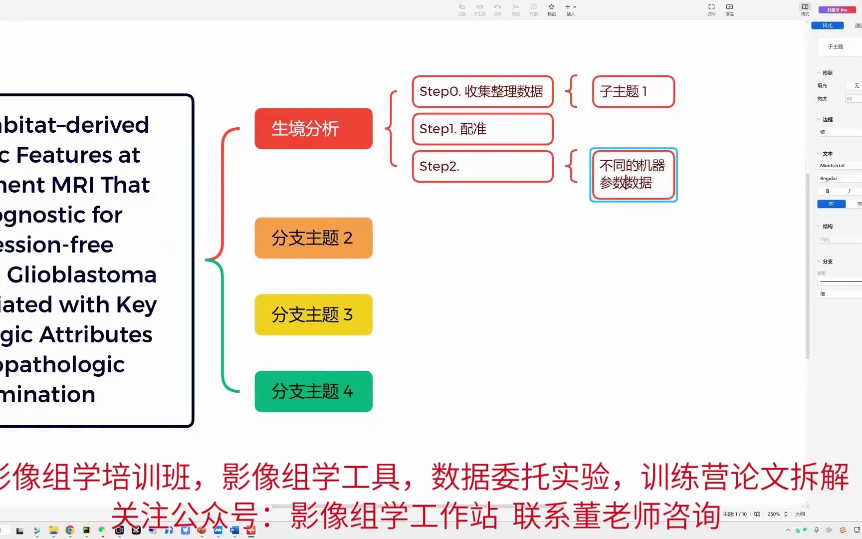 影像组学做生境分析的标准流程是什么