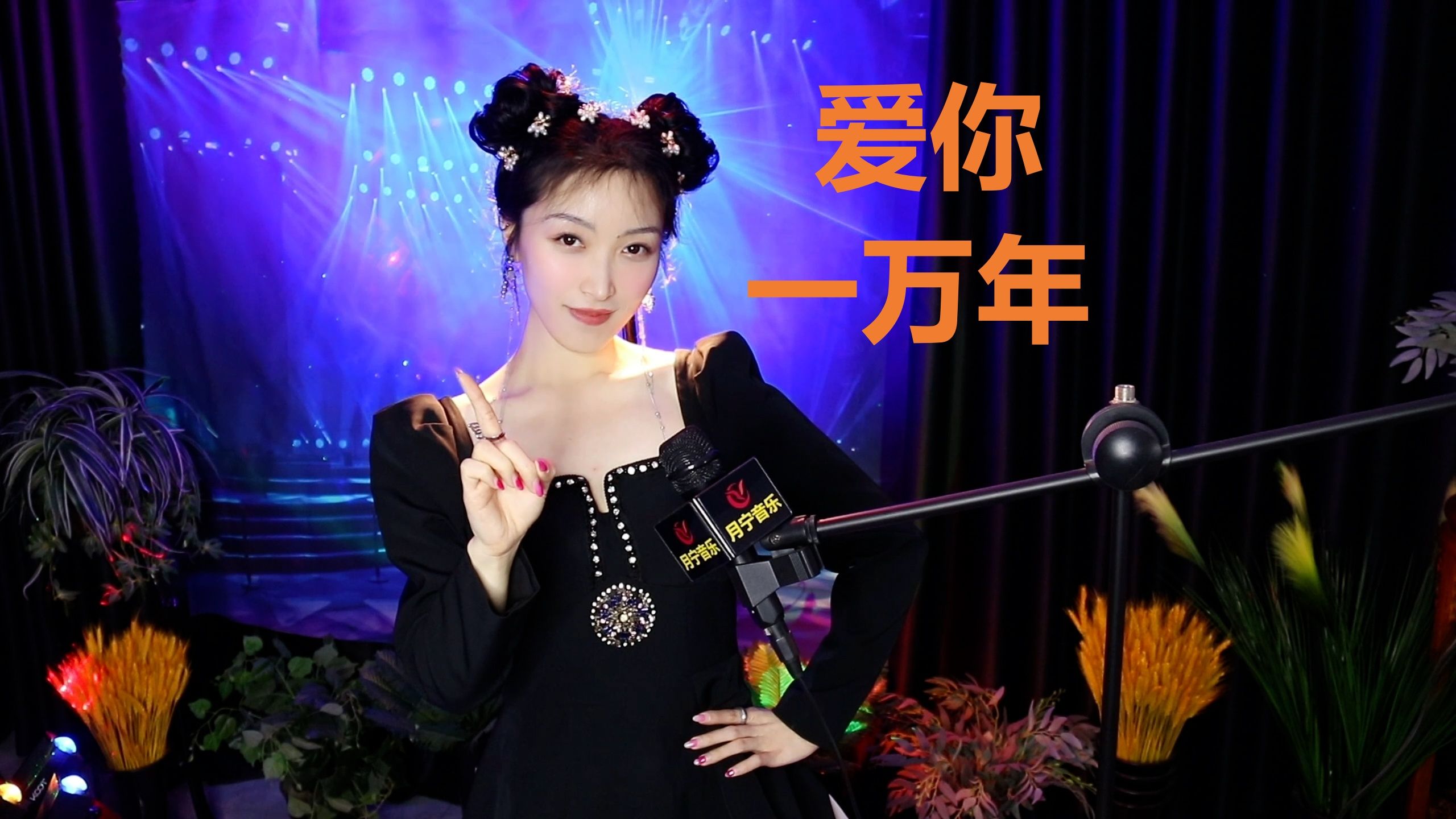 经典情歌《爱你一万年》,歌词甜蜜醉人心,送给心爱的人!