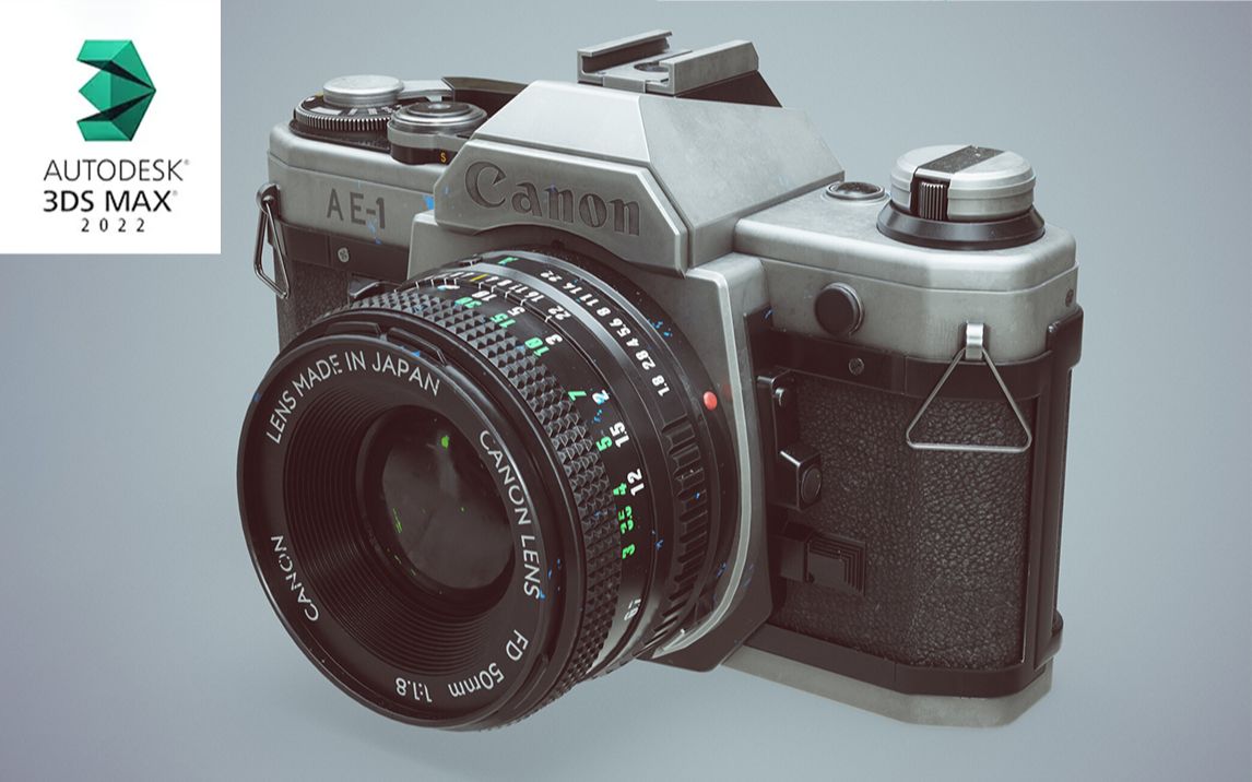 【3Dmax建模】新手入门基础,零基础照相机建模