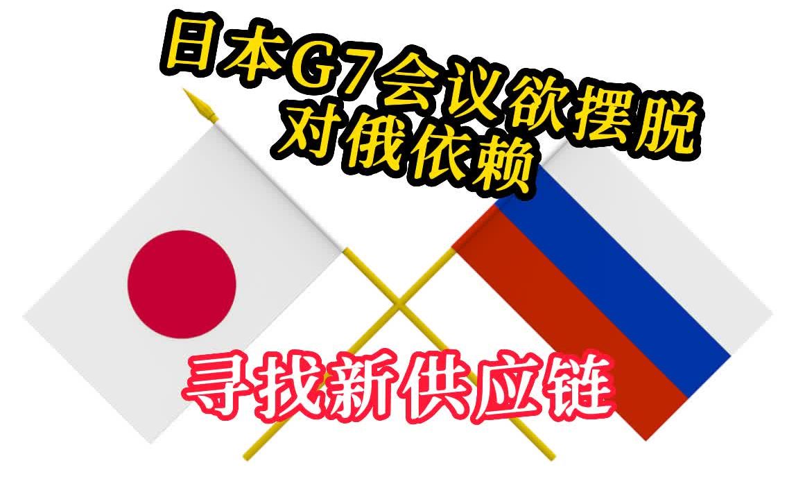 日本G7会议欲摆脱对俄罗斯能源依赖 寻找新供应链