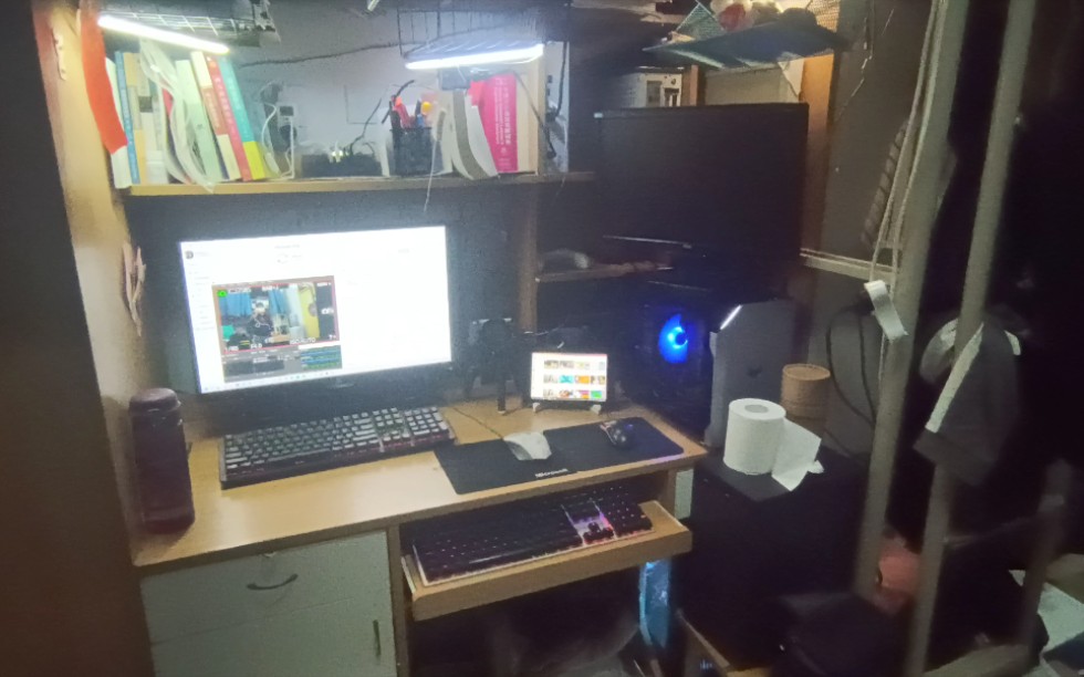 新人UP主的直播设置宿舍直播可行吗古法理线传承人整理一下午的三...