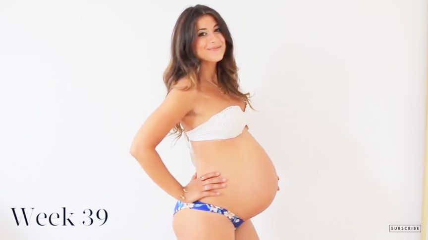 好神奇的肚皮,孕妇怀孕到分娩整个过程肚子的变化,太美了