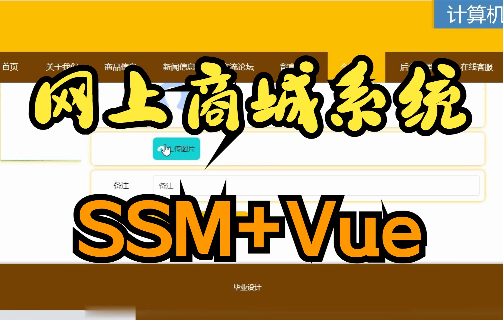计算机毕业设计-ssm vue网上购物商城系统购物网站【安装调试+代码...