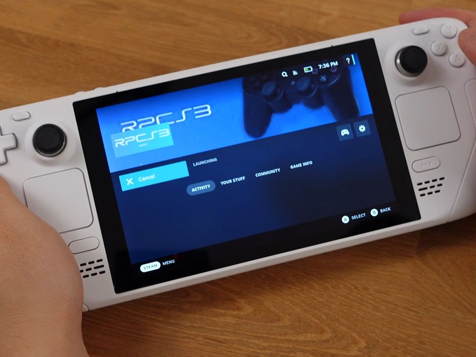 ...不安装EmuDeck,直接在Steam Deck安装rpcs3(PS3模拟器)的教程