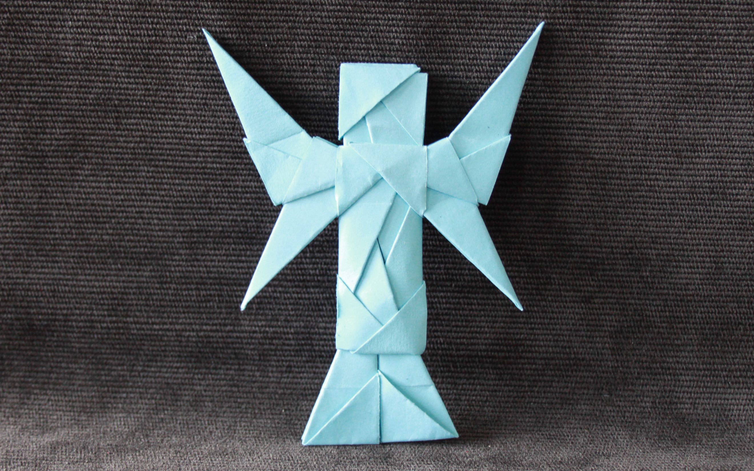 DIY一个变形金刚折纸教程,儿童版的手工折纸