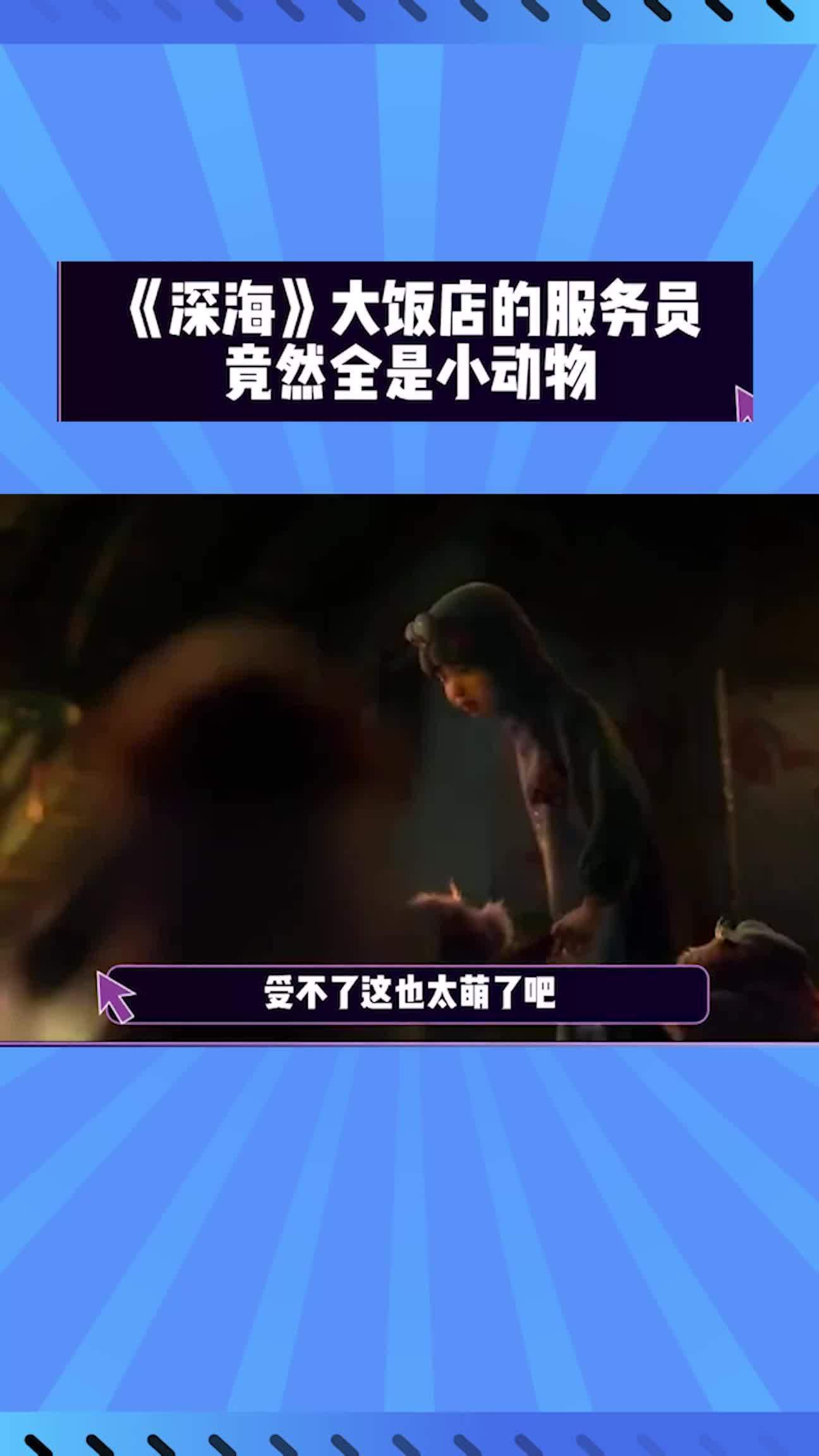 毛茸茸小动物当服务员,太可爱了吧深海萌宠动画电影可爱