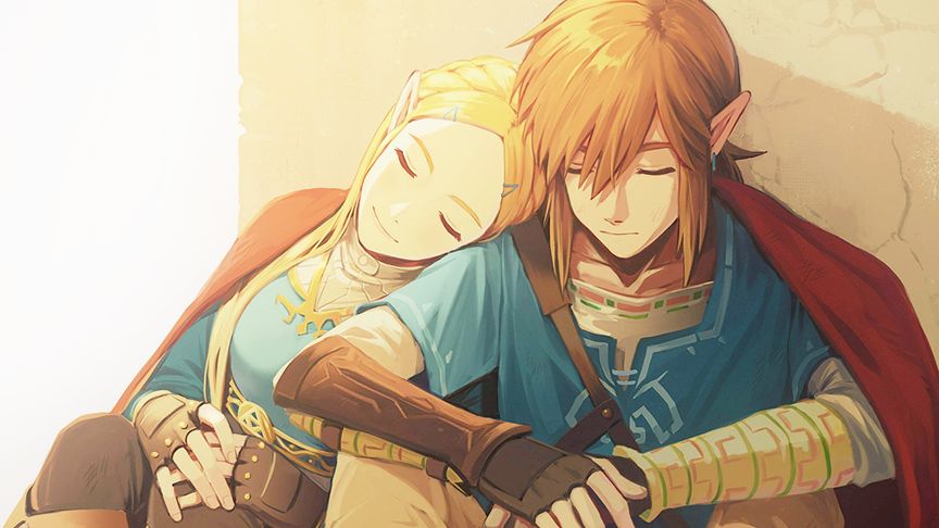 【塞尔达传说:荒野之息】公主与林克