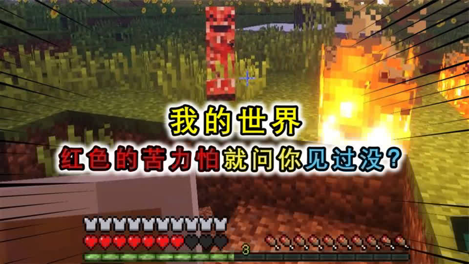 我的世界:3种不一样的苦力怕