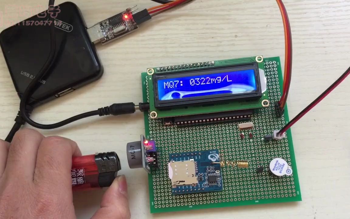 基于51单片机的CO监测系统 代做STM32/arduino/MSP430/51单片机...