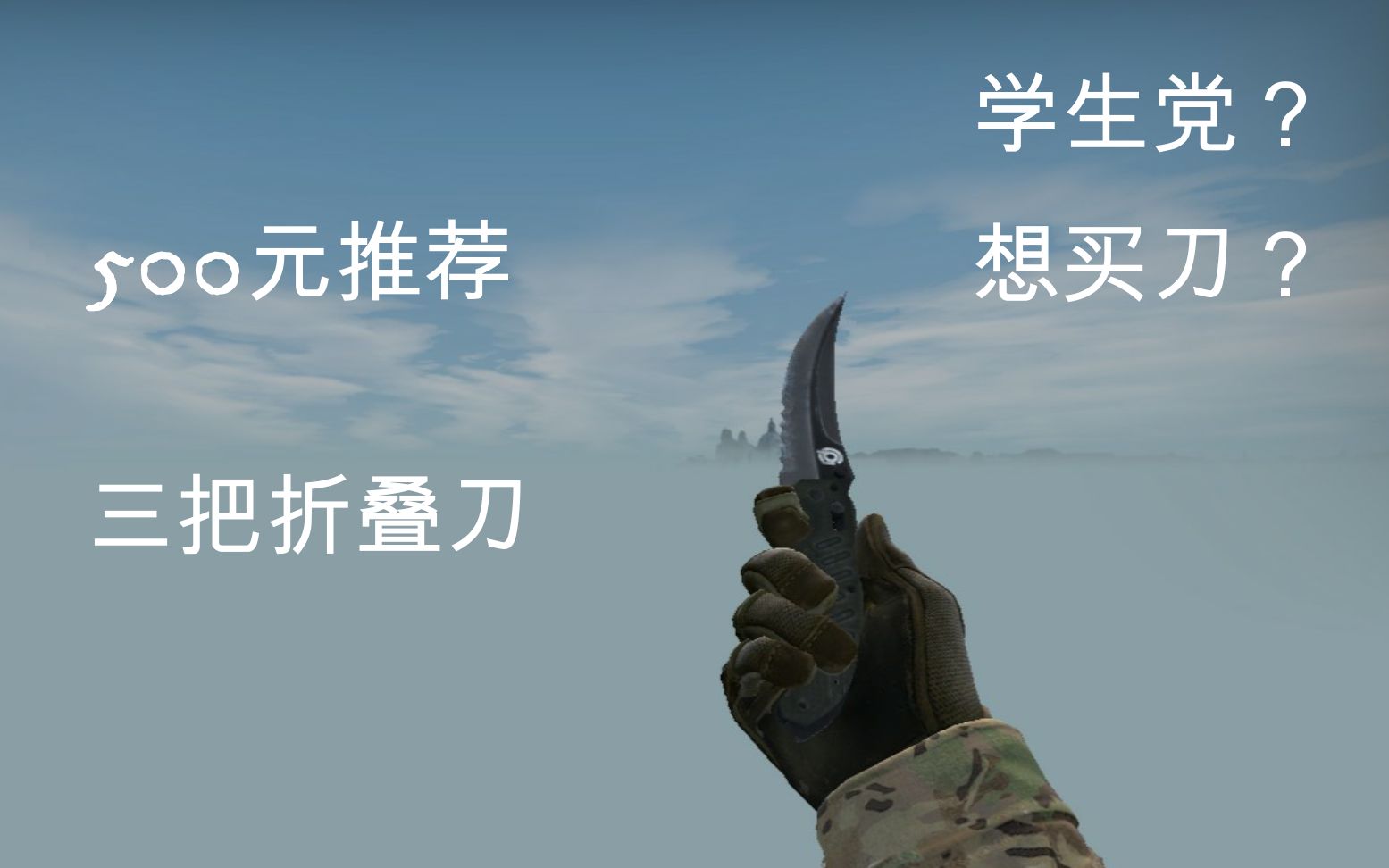 【低价推荐】CSGO"500"元左右好看的折叠刀