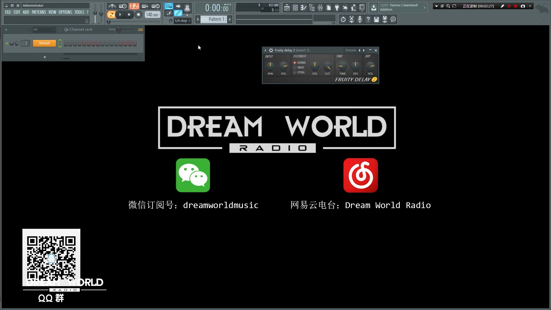 FL Studio 效果器教程:Fruity Delay 2 的使用方法