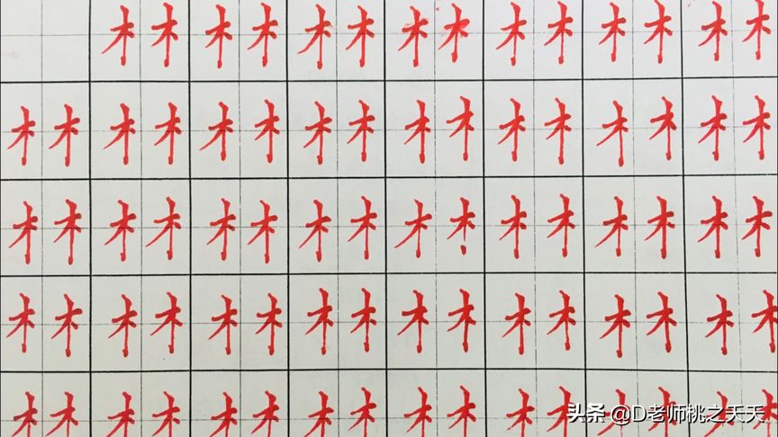 练了这么多“木字旁”,你猜为了写哪个字?