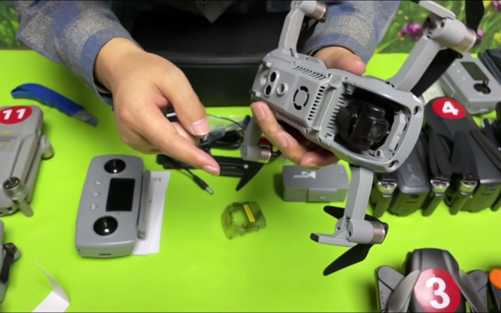 哈博森航拍无人机新品ACE PRO开箱,材质做工都很不错,配置高,三向...