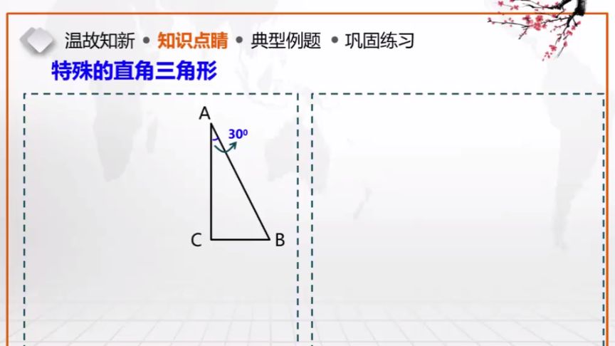 18勾股定理 - 001初中数学两个特殊的直角三角形