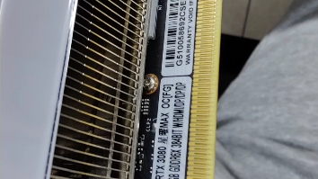 京东自营 影驰3080显卡星耀max 12g 翻车