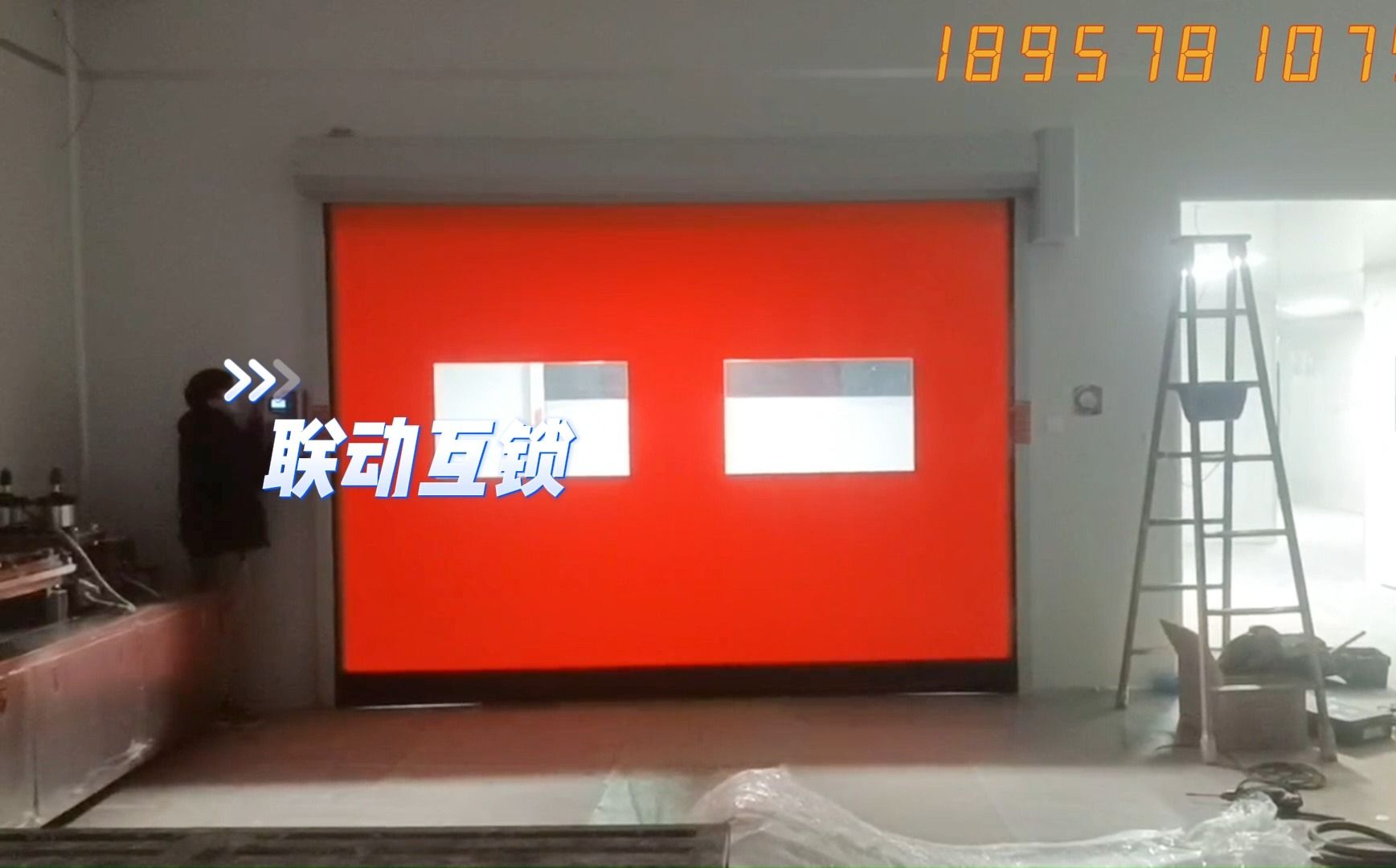 PVC快速拉链门、防撞自动恢复、适用于洁净车间、无尘车间,要频繁...