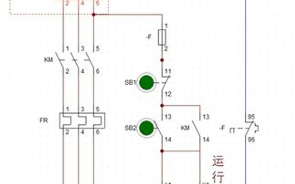 电动机运行指示灯的接线方法