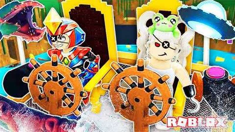 Roblox模拟造船外星人在我的马桶船里抽水抽了个寂寞