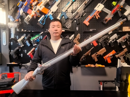 原始火铳。软弹模型玩具。龑虎模型玩具。