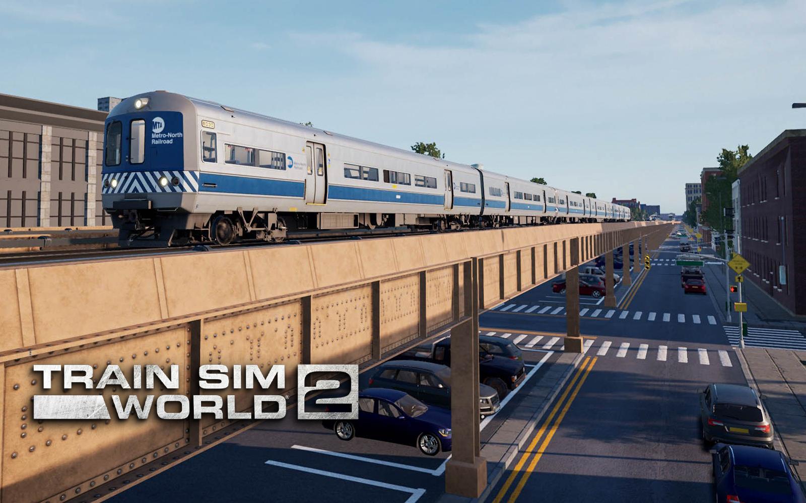 《模拟火车世界2》在急加速和急刹车的过程中前往纽约中央车站 - ...