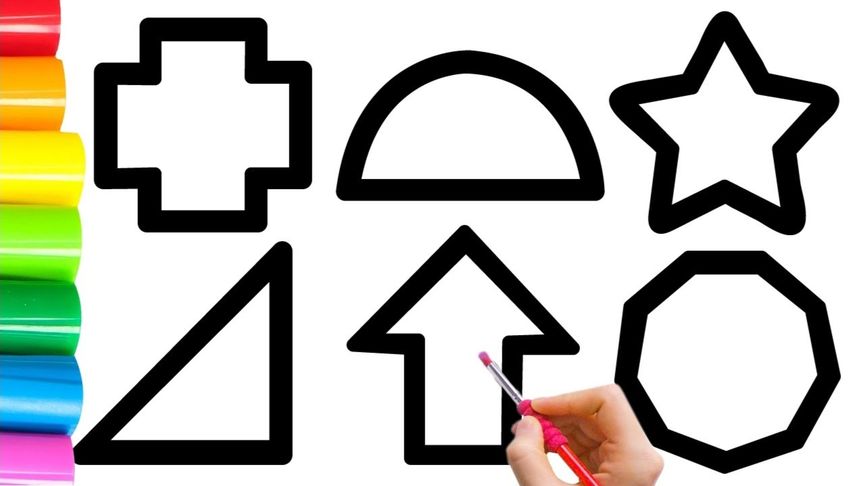 为孩子们绘制基本几何图形