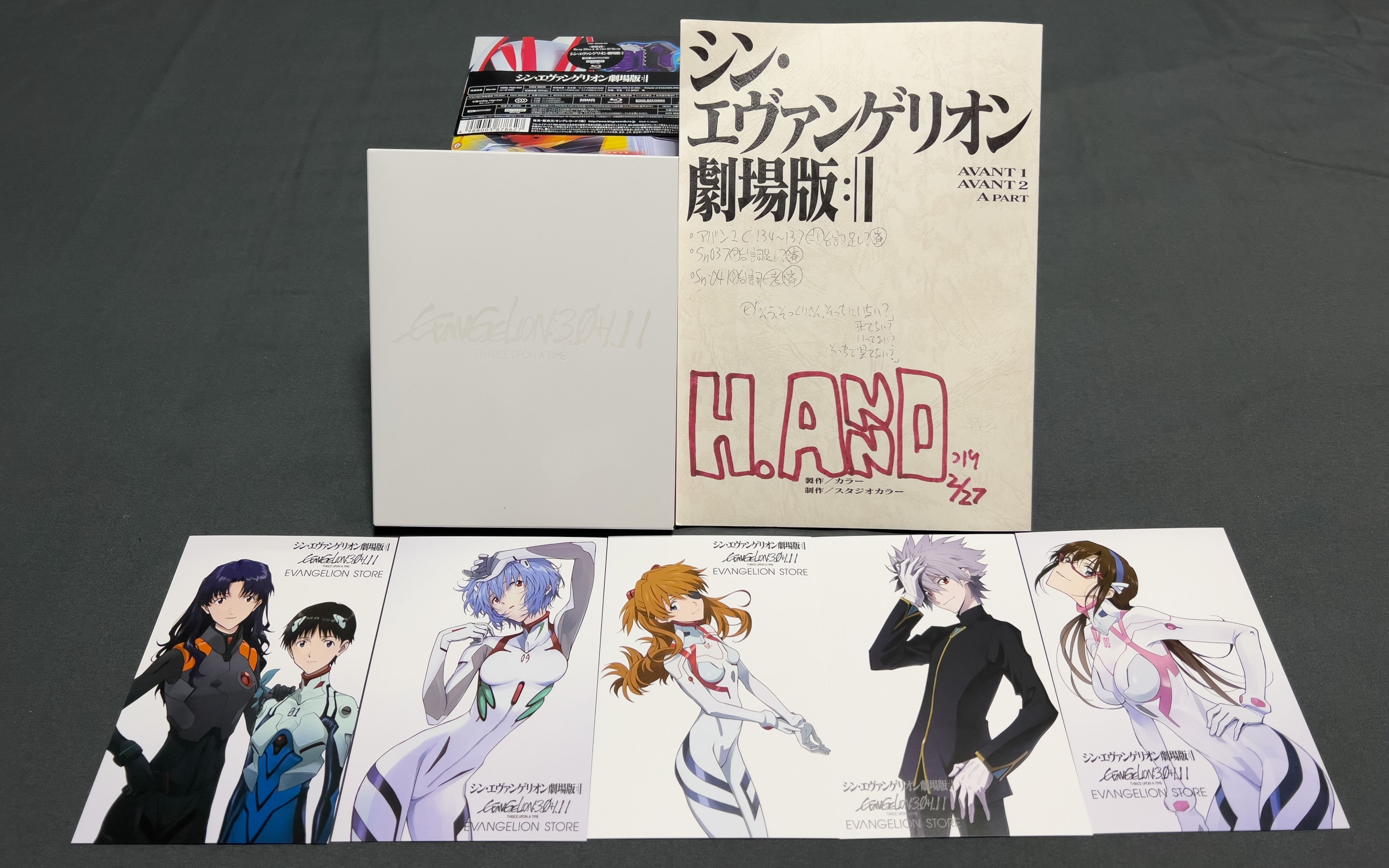 影碟开箱 新·福音战士剧场版:终 初回限定版 (Blu-ray+4K Ultra HD Blu-...