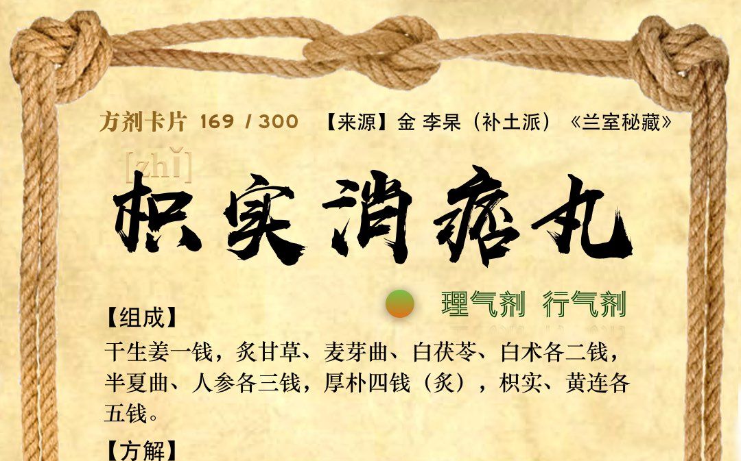 第178讲:健脾消食剂之枳实消痞丸