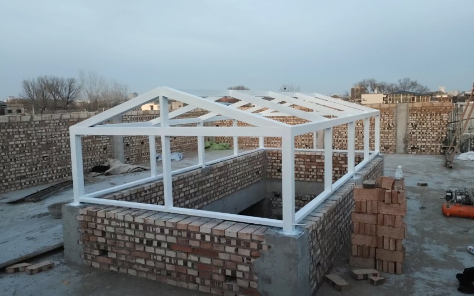 北京阳光房彩钢房挡雨棚停车棚制作厂家