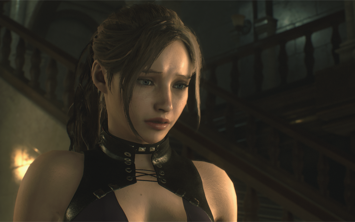 【生化危机2 重制版】总算有了物理效果mod!怎么有点晕.(((φ(◎ロ◎;)...