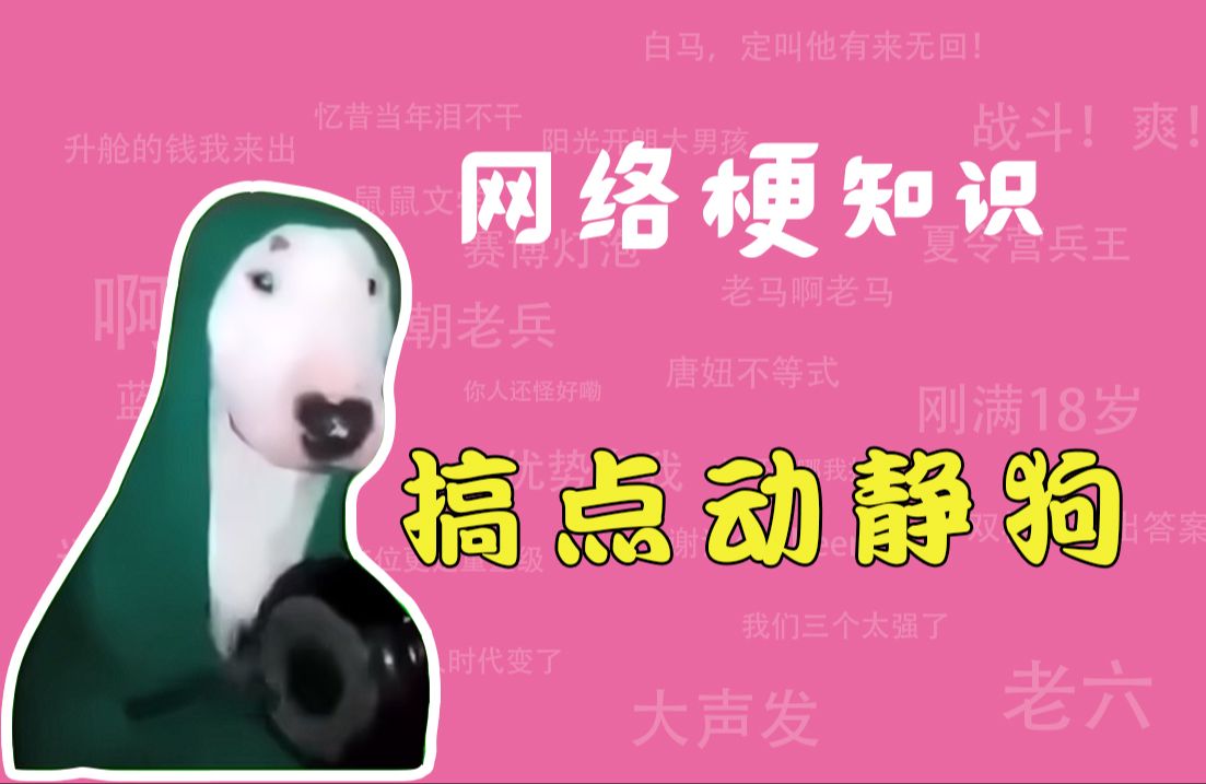 搞点动静狗是什么梗?【网络梗知识】