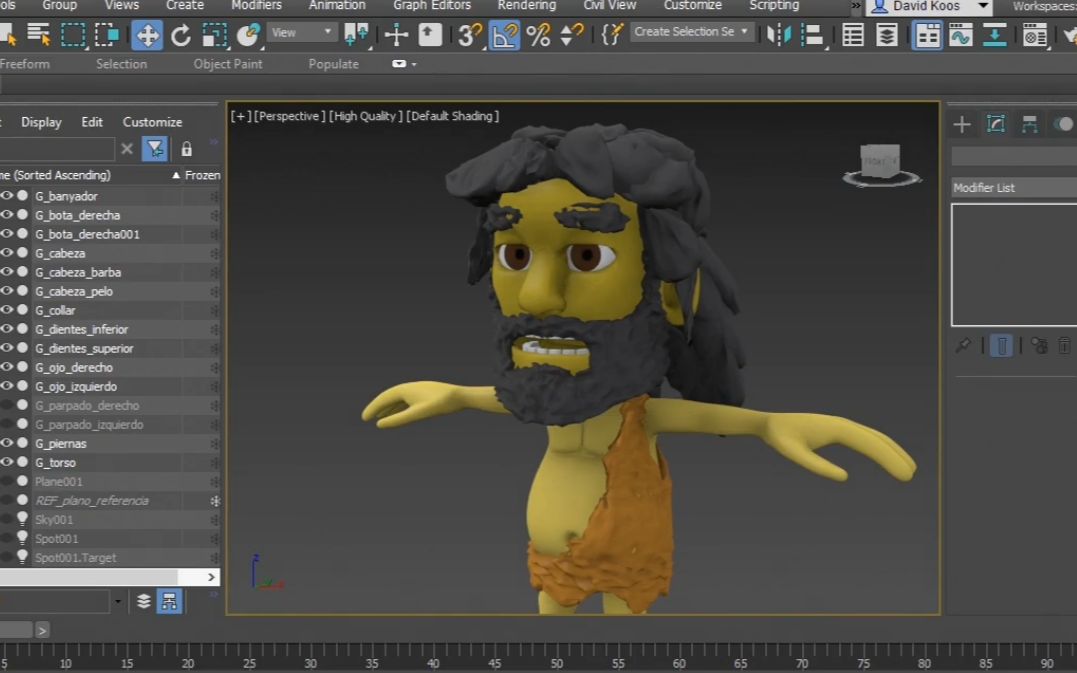 3D Studio Max 2018 (190917) - Modelado de Personajes Cartoon