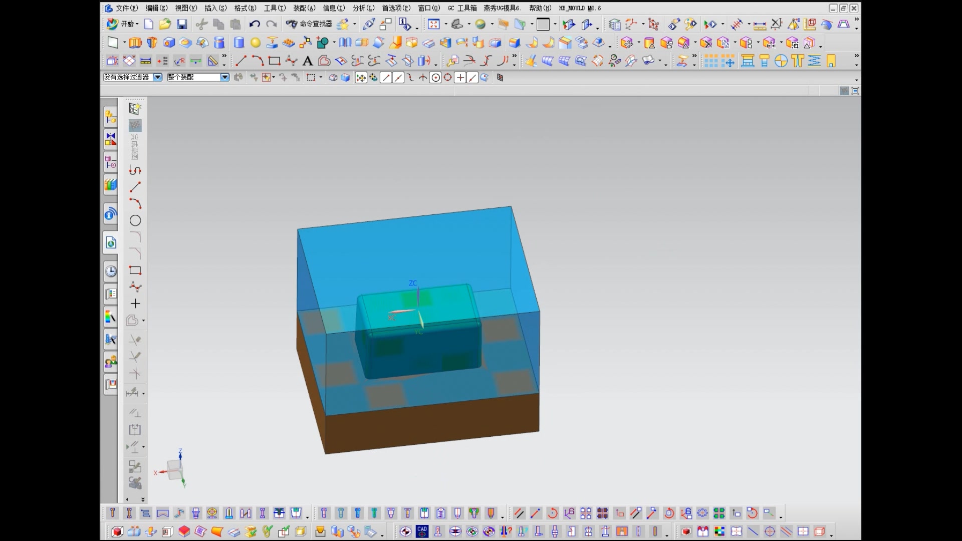 模具产品分模的前期处理与开模动作