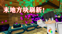 MC大白我的世界实况生存 第22集 我的世界单方块空岛生存22,末地...