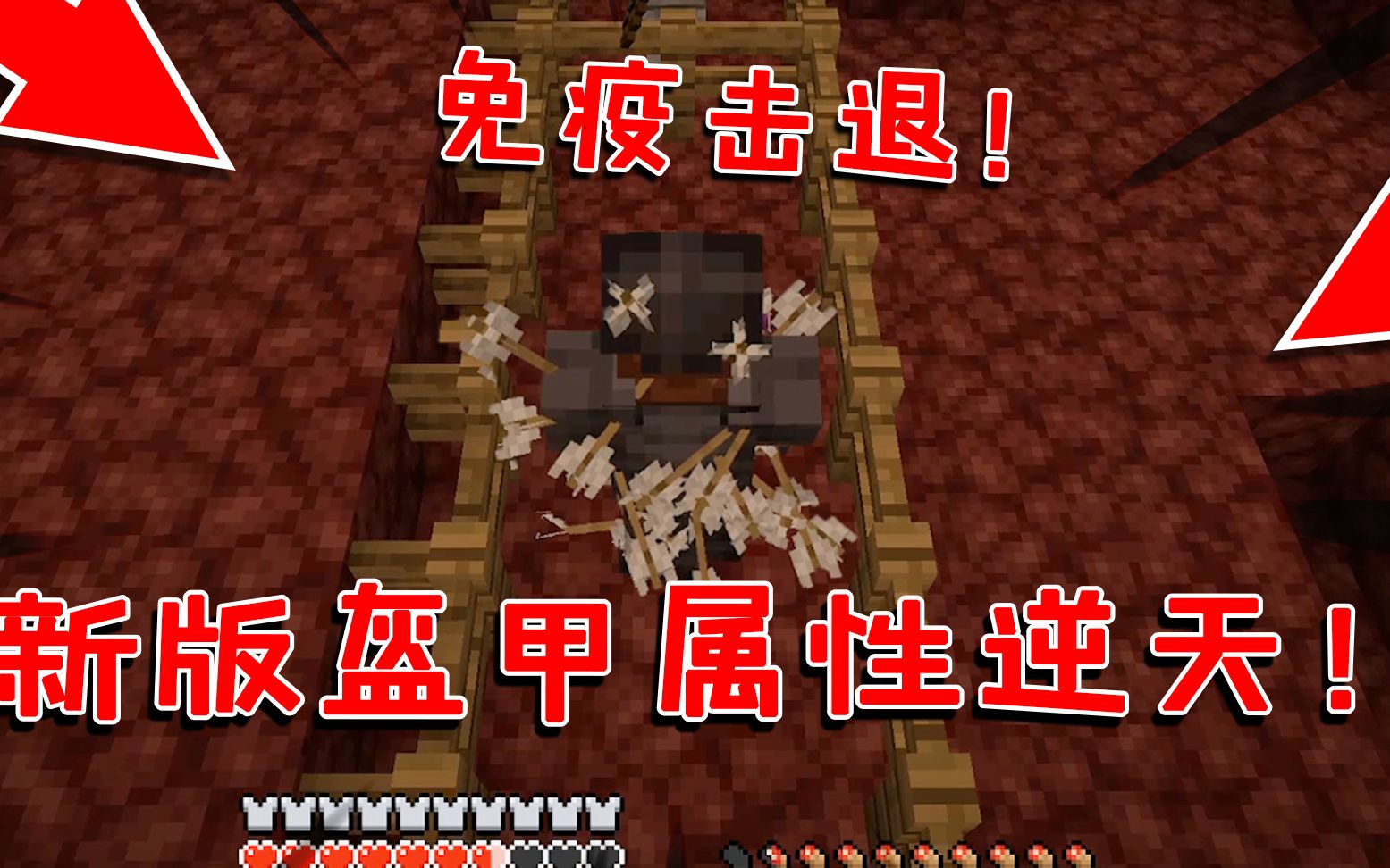 我的世界:火焰不再烧毁物品,新盔甲抗性逆天无敌!1.16更新补充!