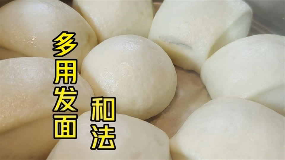 教你和多功能发面,不加泡打粉,包子馒头饼都能做