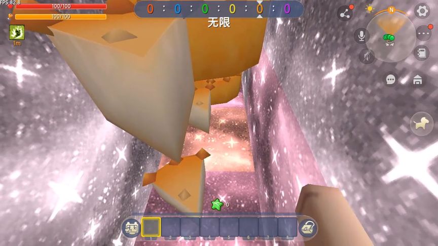 迷你世界:手速大比拼,连点器是什么?西西只知道自己手指头疼