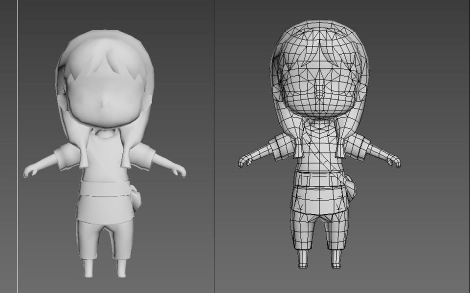 我在B站学做人!3Dmax新手人物建模练习